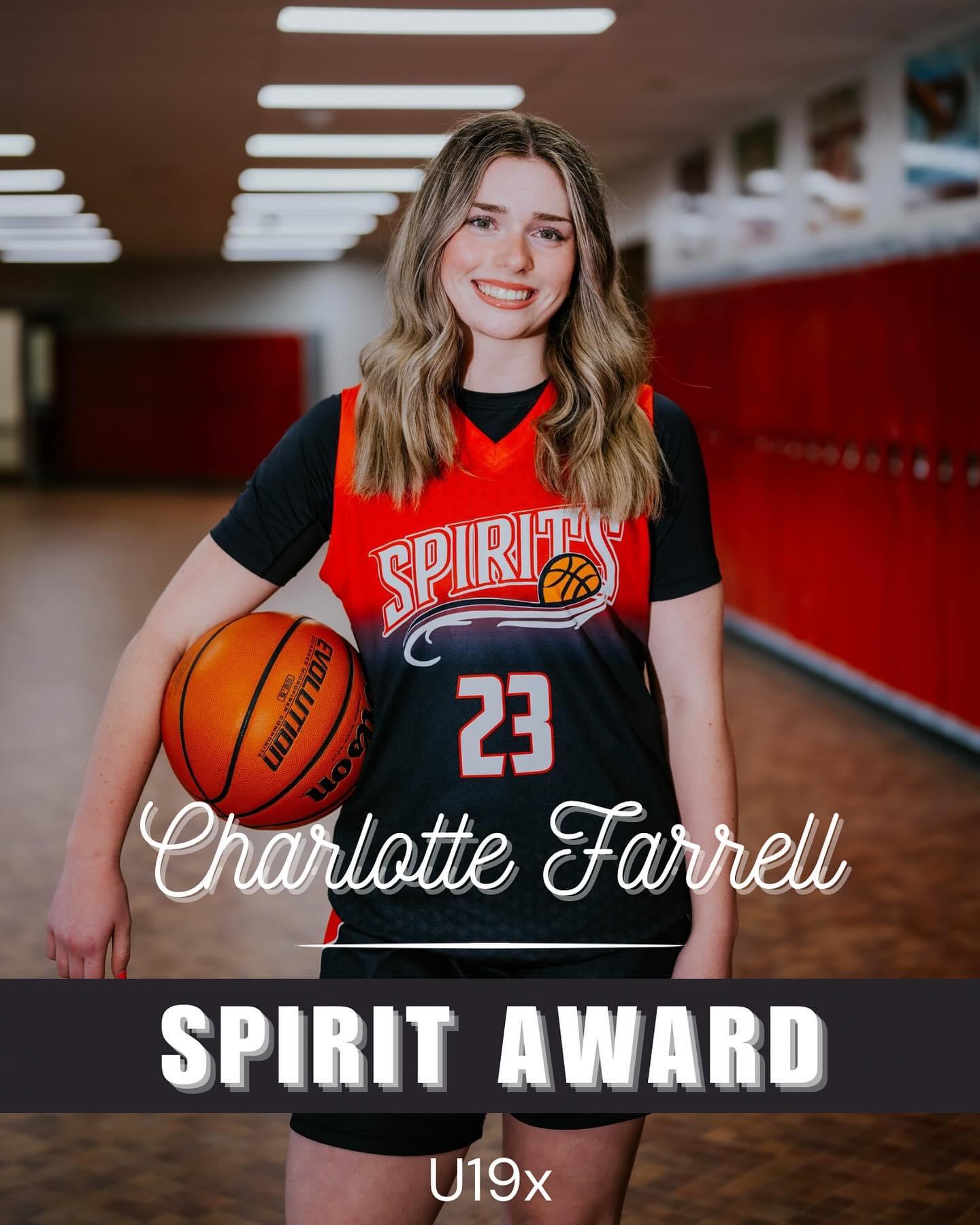 Charlotte Farrell, Spirit Award 2024 » Belleville Spirits Girls ...